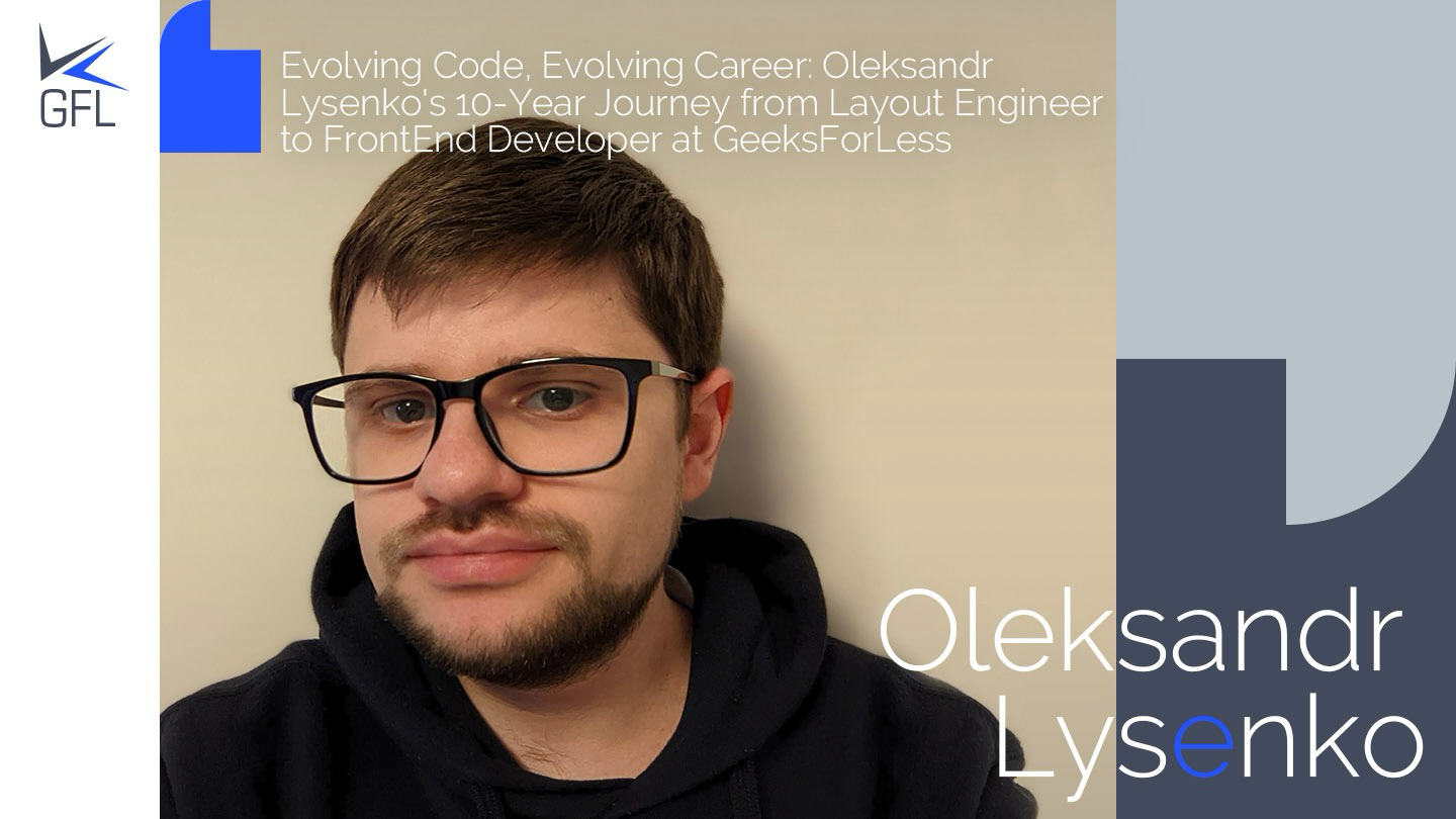 Evolving Сode. Evolving Career - GeeksForLess